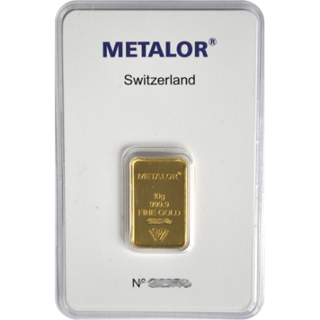 Lingotin 10g - Cours et cotation lingot d'or | Or Expertise